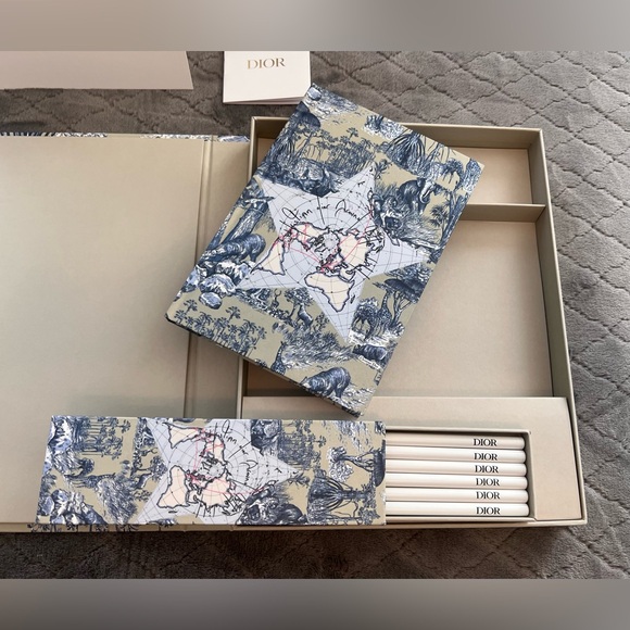 Dior | Other | Auth Dior Around The World Couture Stationary Set | Poshmark
